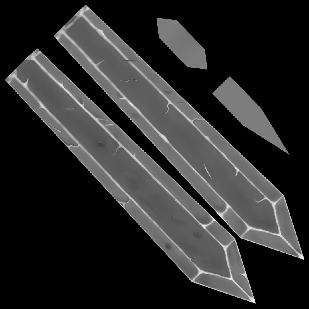 Stylized Hand Painted Sword 3D Model - TurboSquid 2330373
