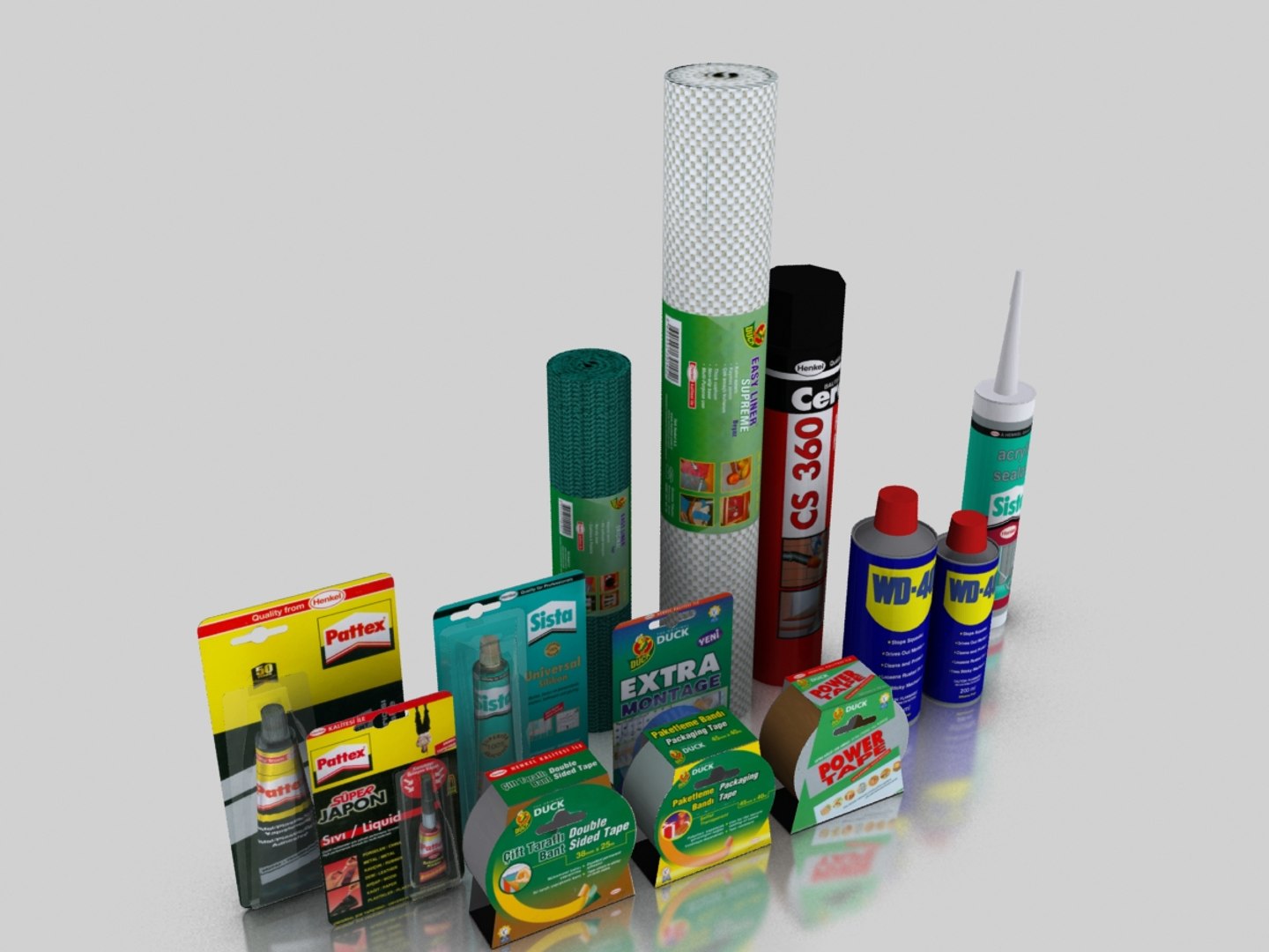 Henkel Products 3d Max