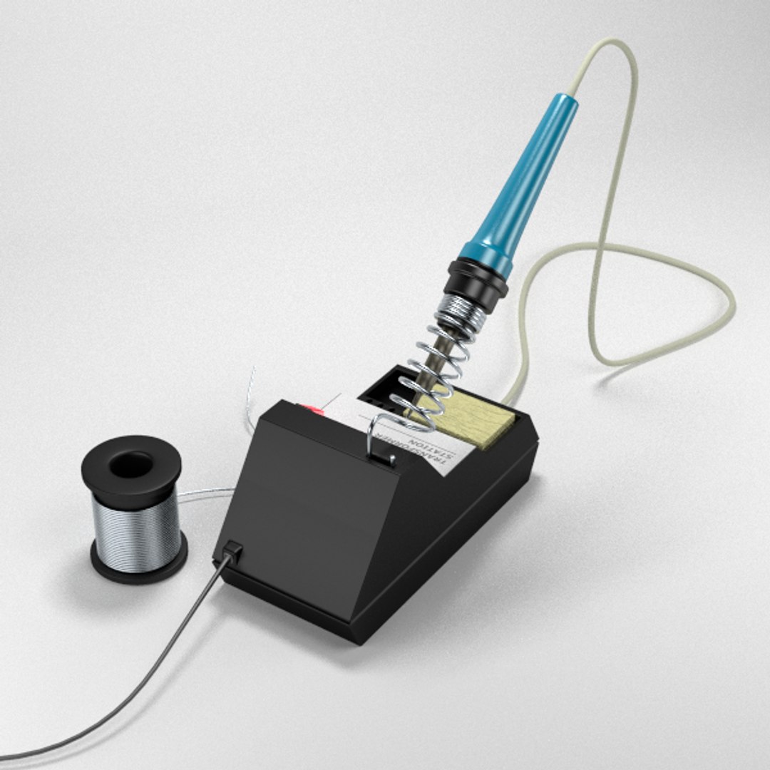 Professional Soldering Station 3d Model