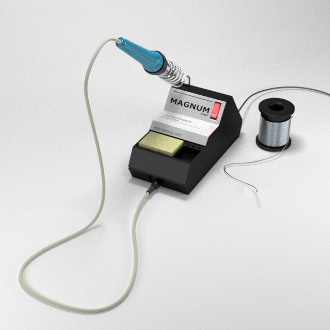 Professional Soldering Station 3d Model