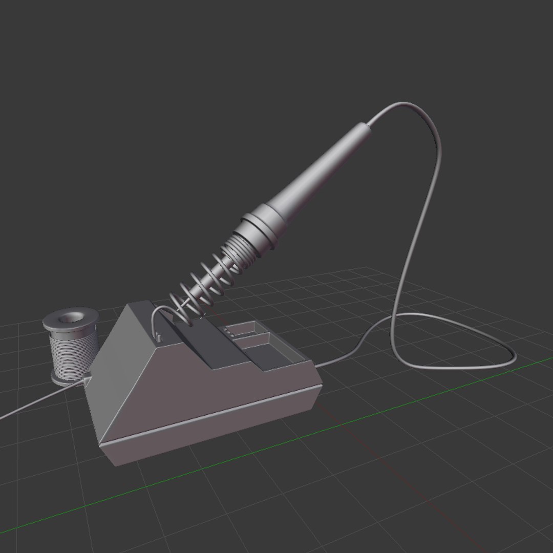 Professional Soldering Station 3d Model