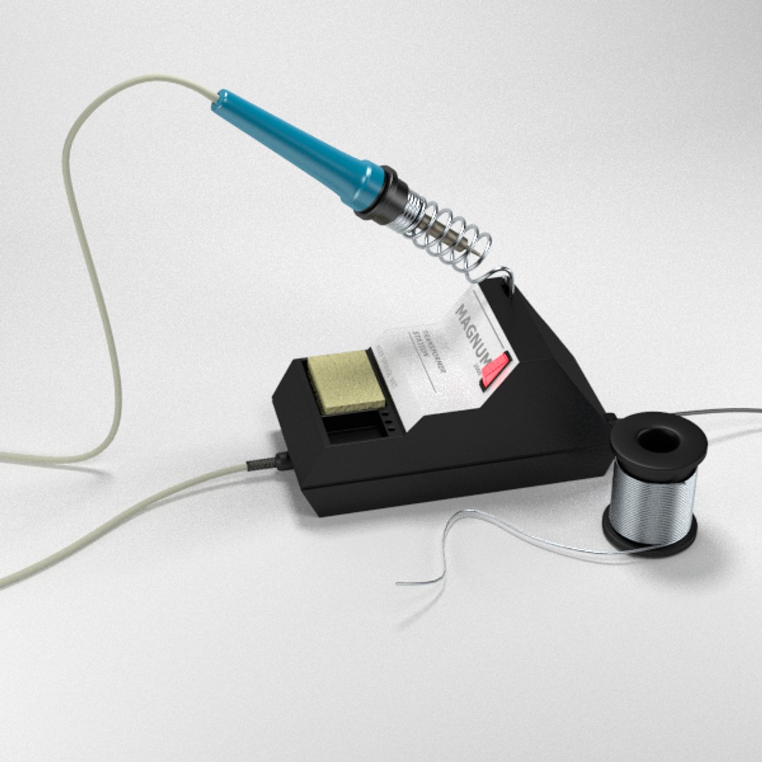 Professional Soldering Station 3d Model