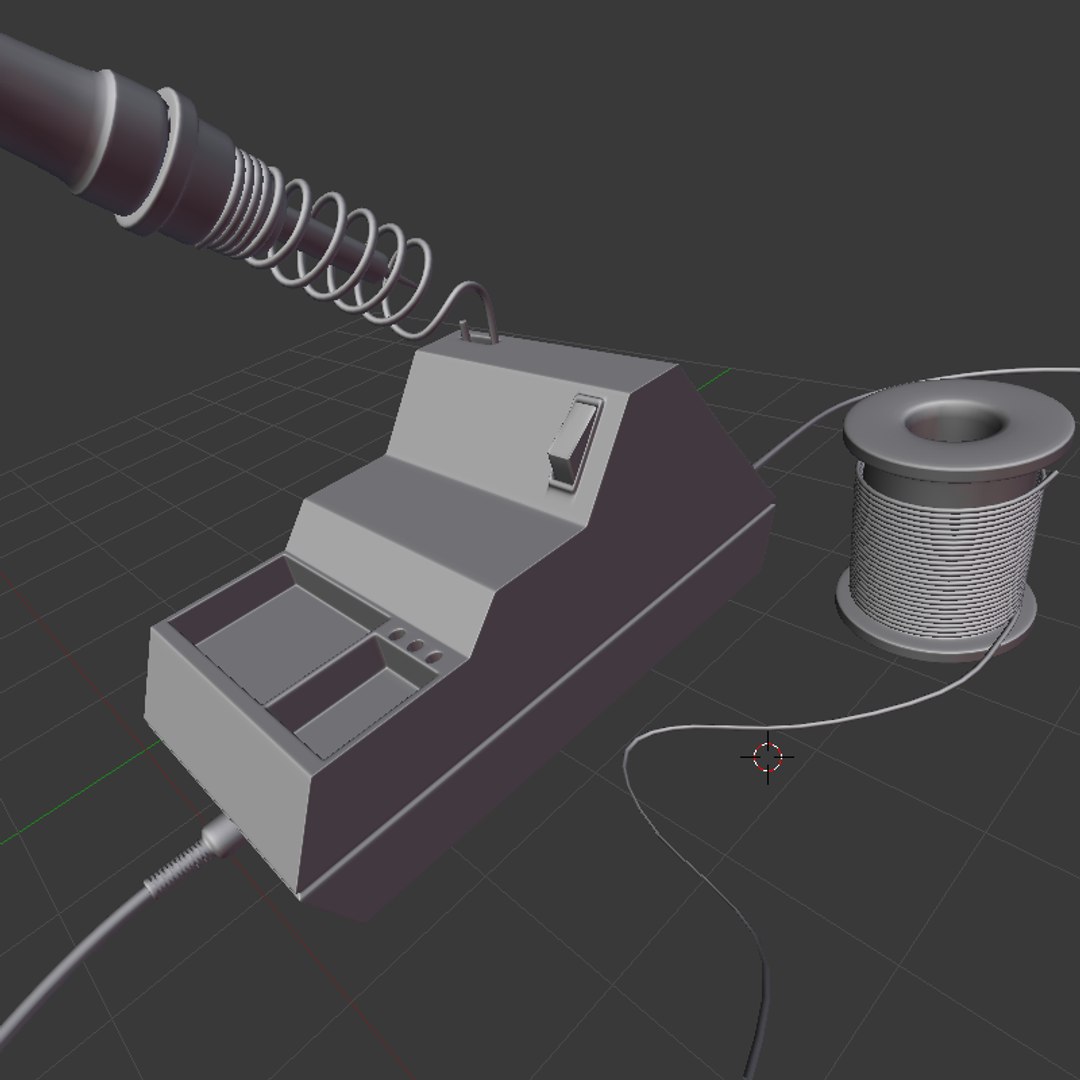 Professional Soldering Station 3d Model