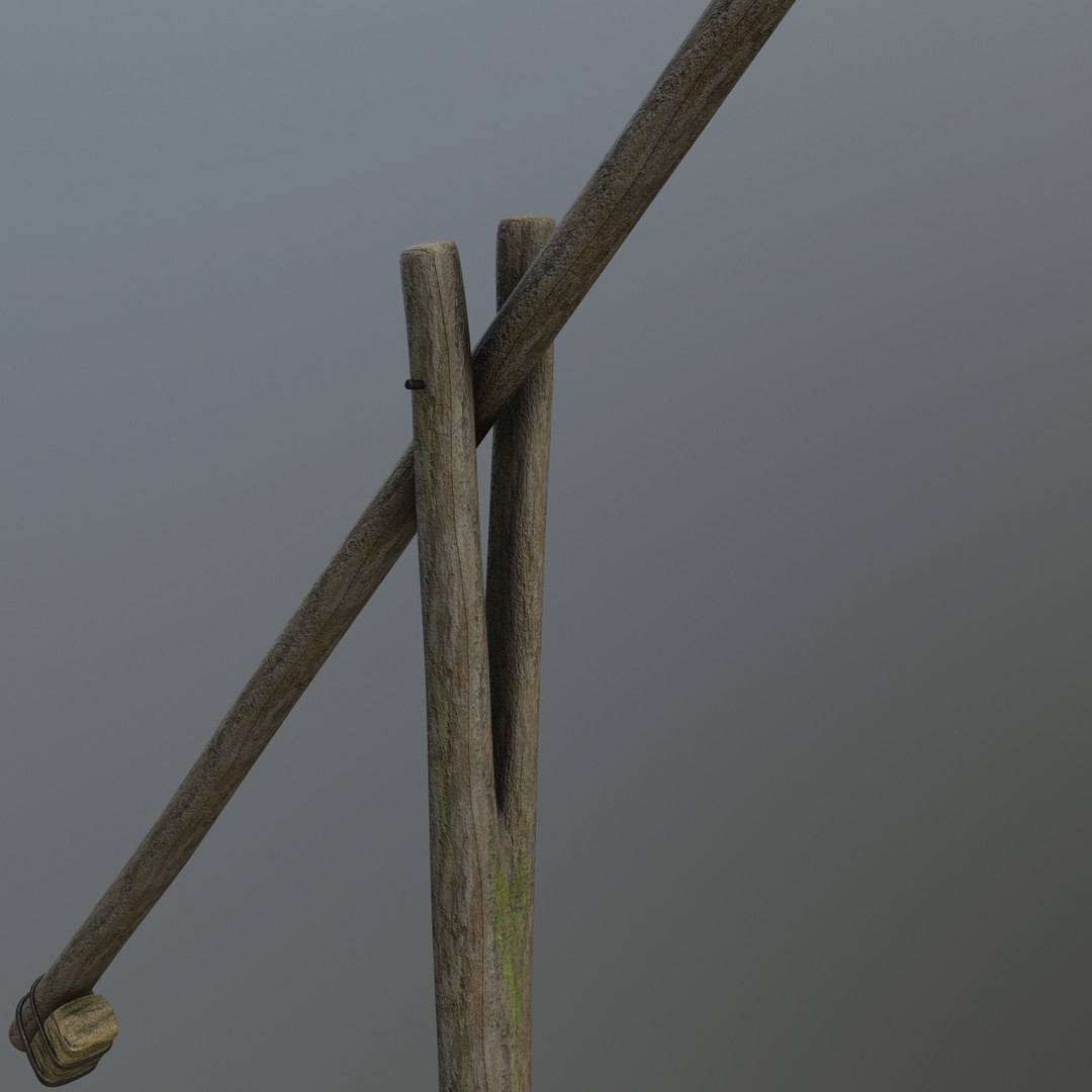 3d Model Of Draw Shadoof Scaled