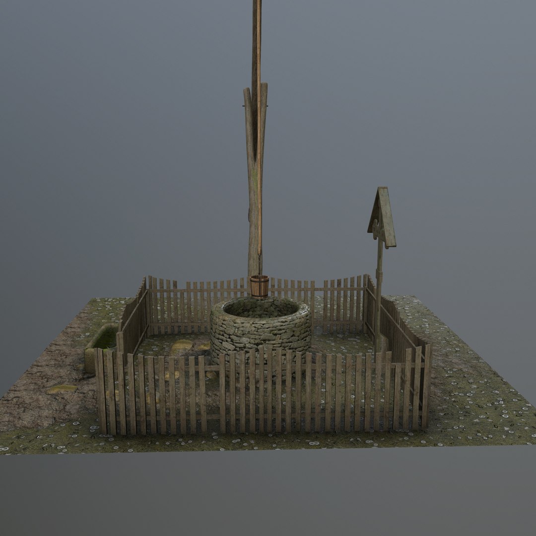 3d Model Of Draw Shadoof Scaled