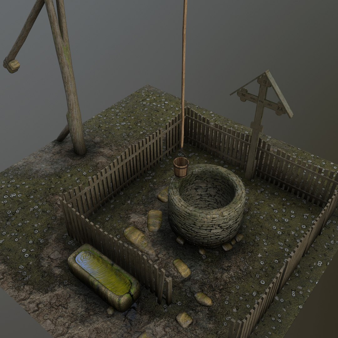 3d Model Of Draw Shadoof Scaled