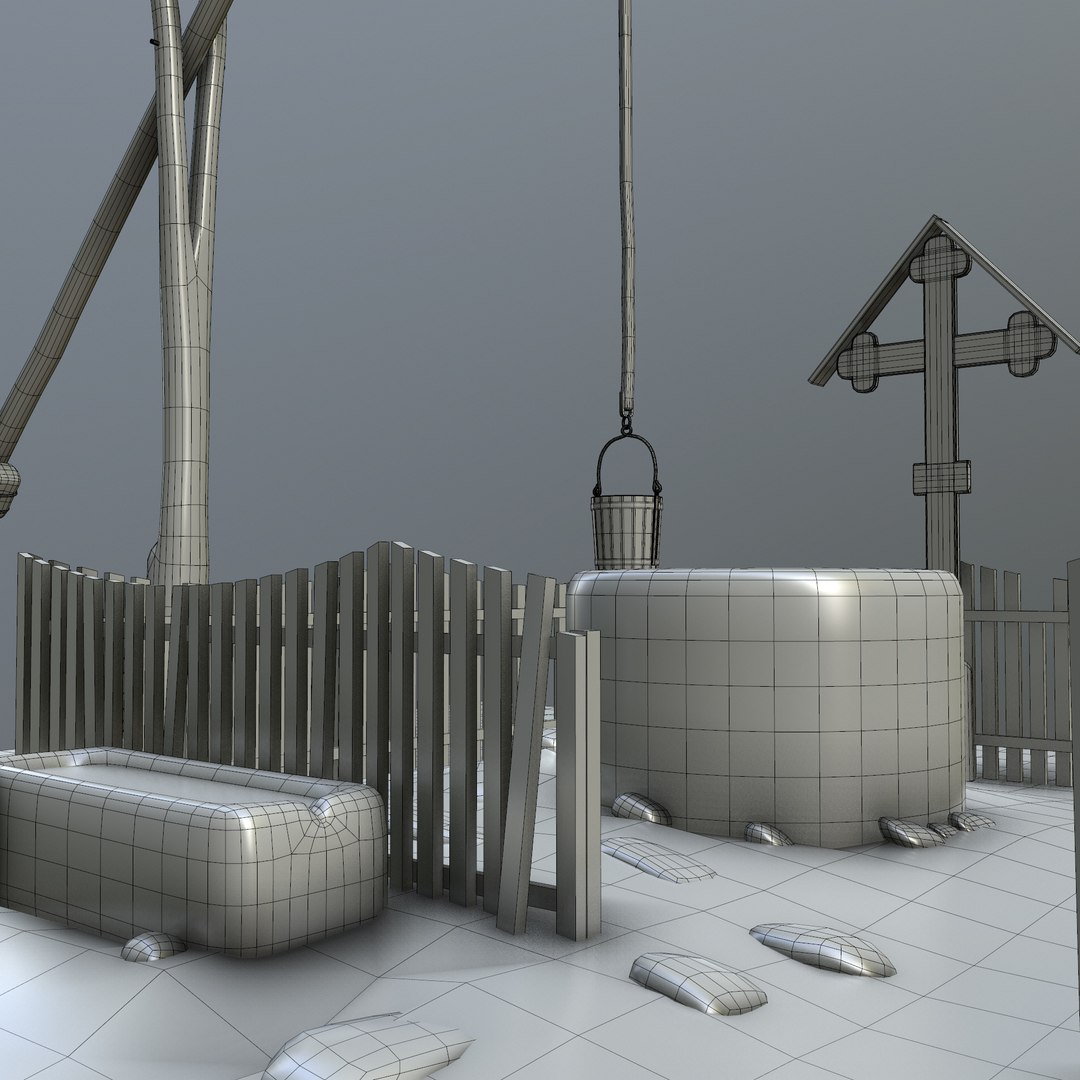 3d Model Of Draw Shadoof Scaled