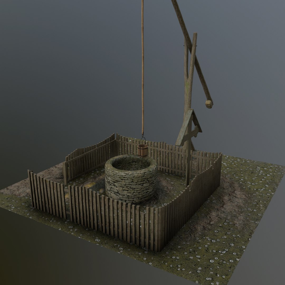 3d Model Of Draw Shadoof Scaled