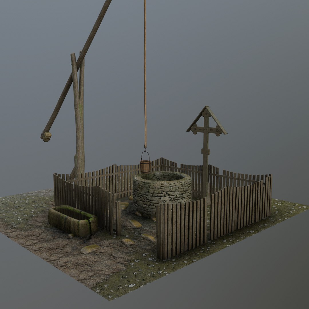 3d Model Of Draw Shadoof Scaled