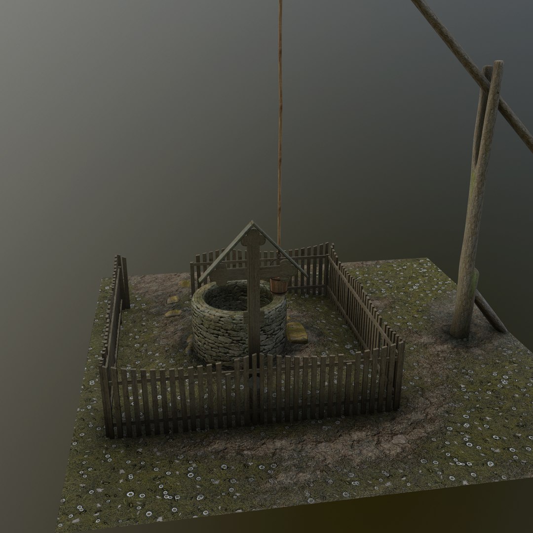 3d Model Of Draw Shadoof Scaled