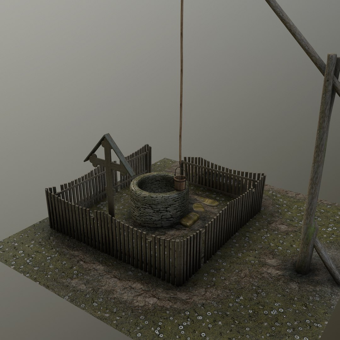 3d Model Of Draw Shadoof Scaled