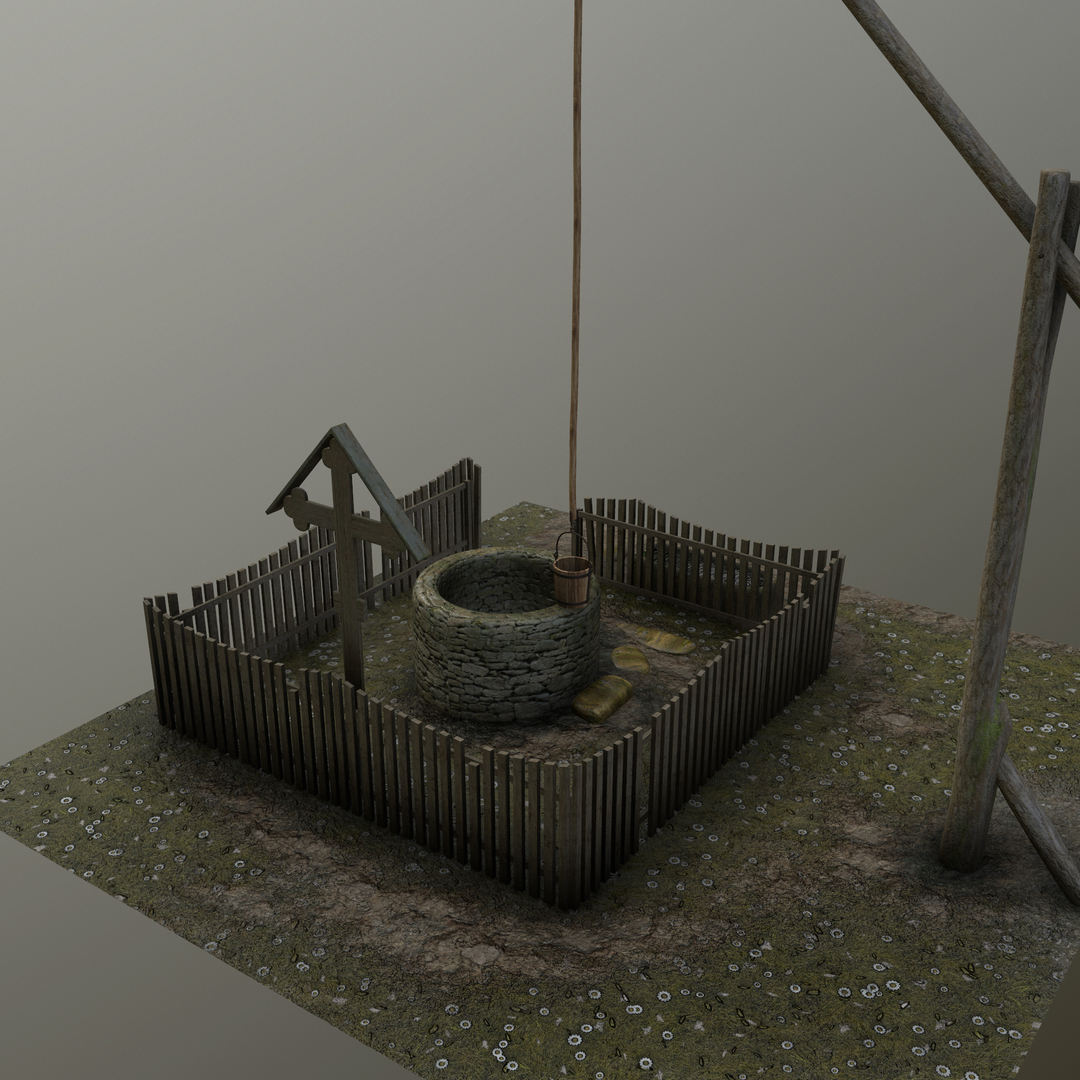 3d model of draw shadoof scaled