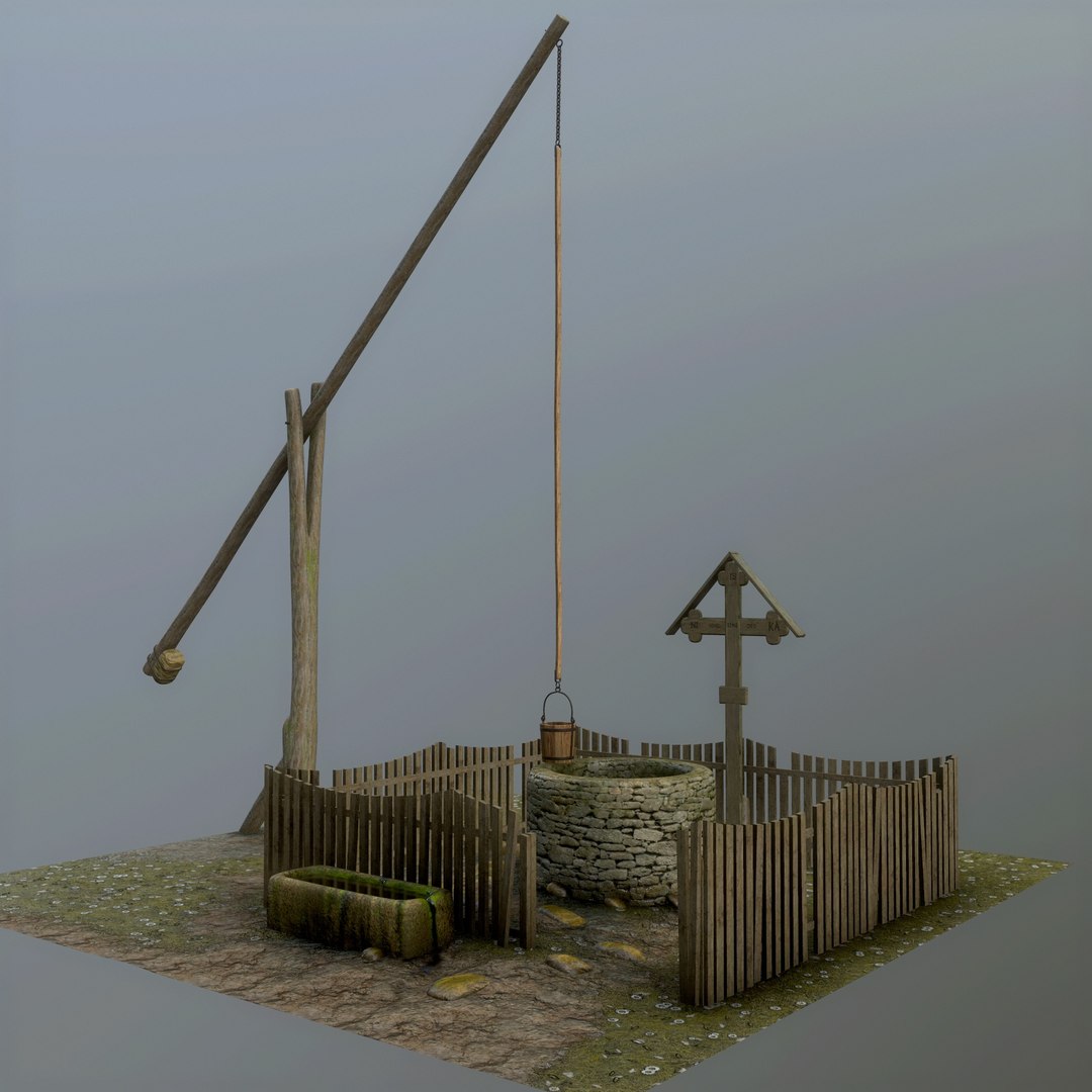 3d Model Of Draw Shadoof Scaled