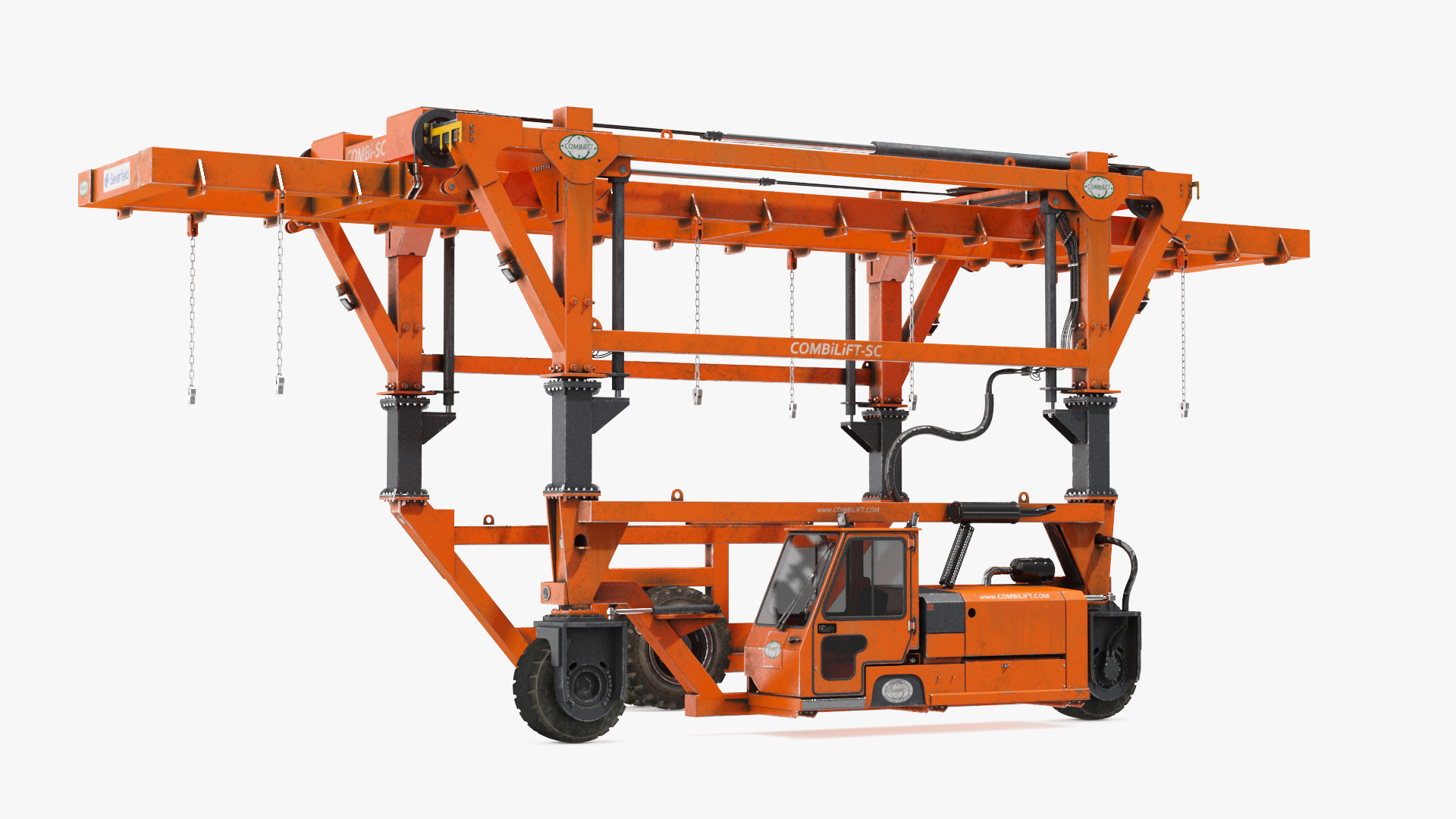 3D Straddle Carrier Combilift Sc Model - TurboSquid 1451145