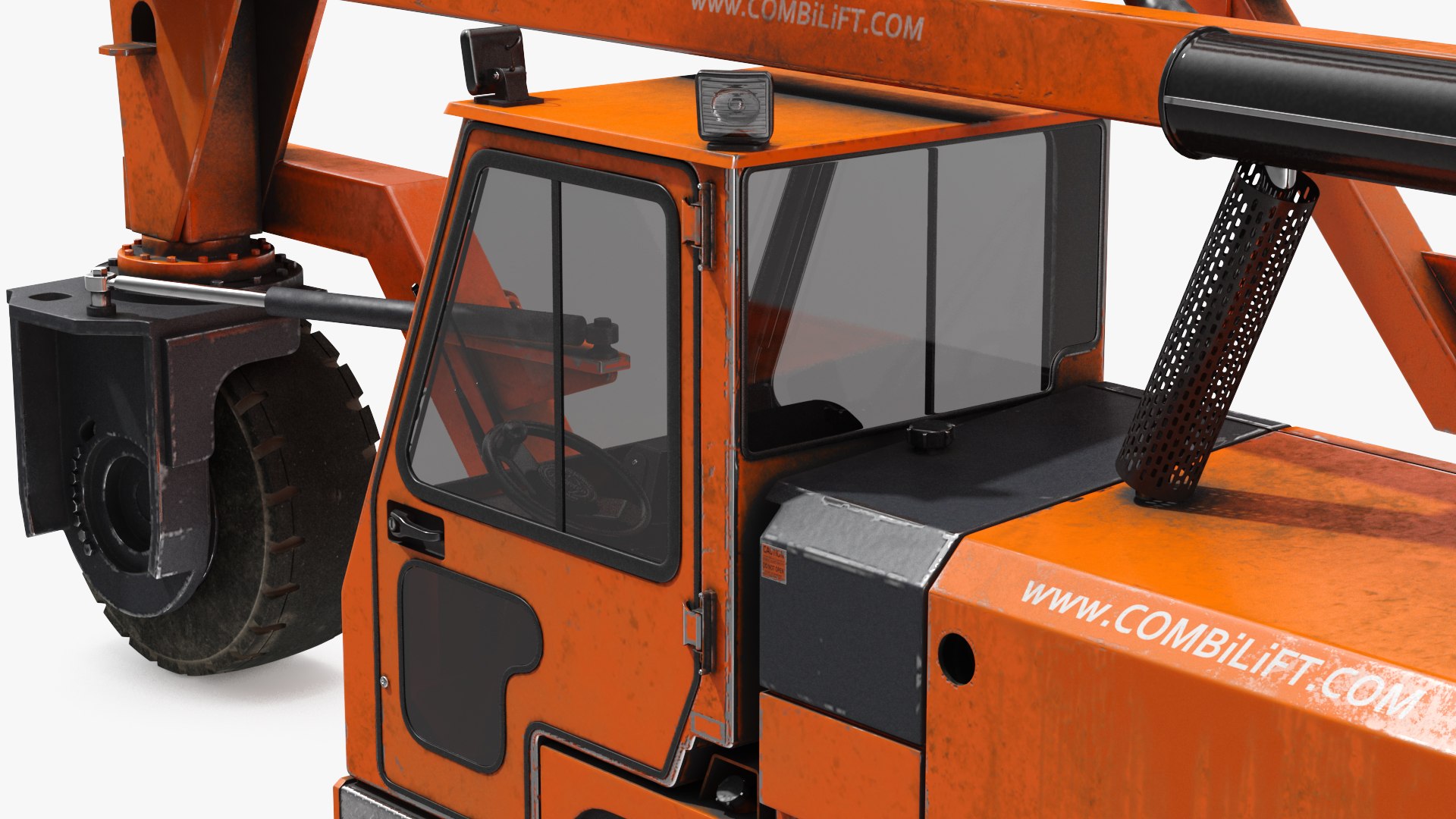 3D straddle carrier combilift sc model - TurboSquid 1451145