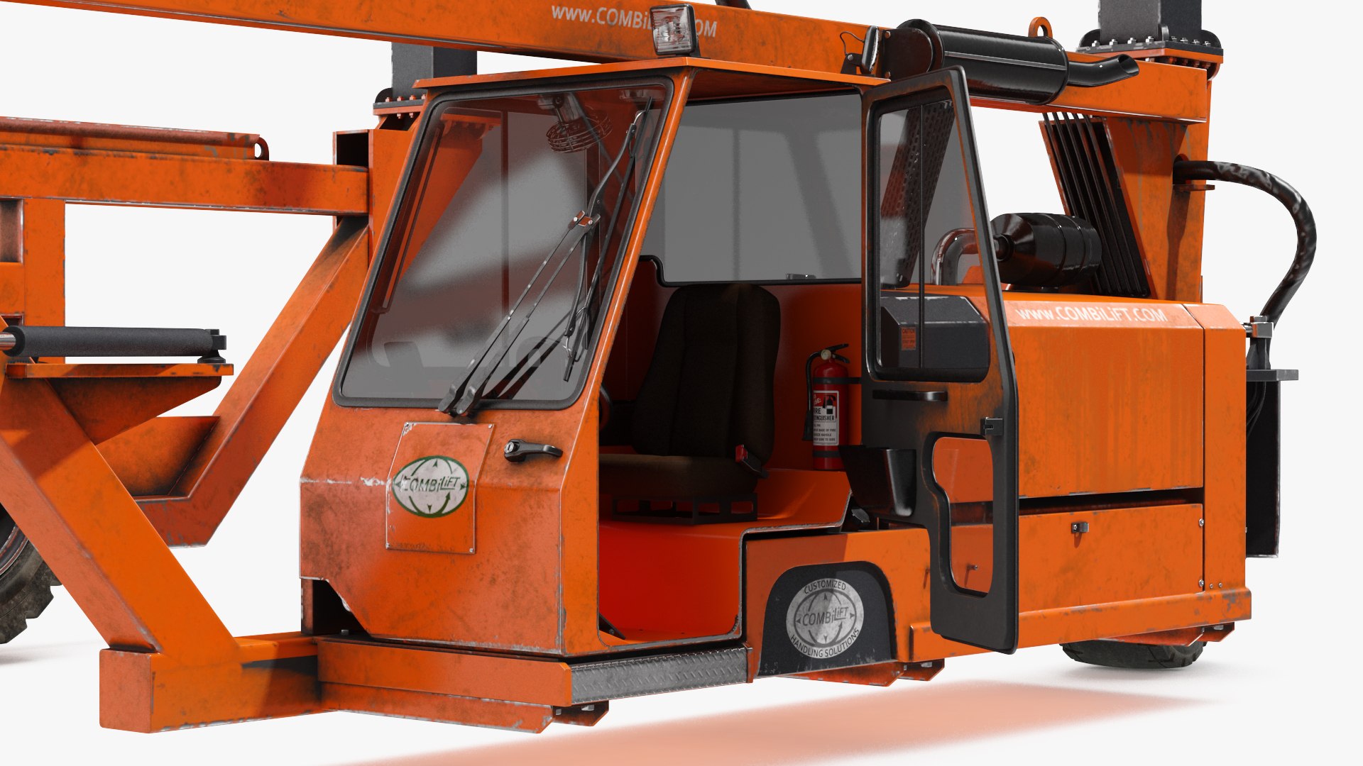 3D straddle carrier combilift sc model - TurboSquid 1451145
