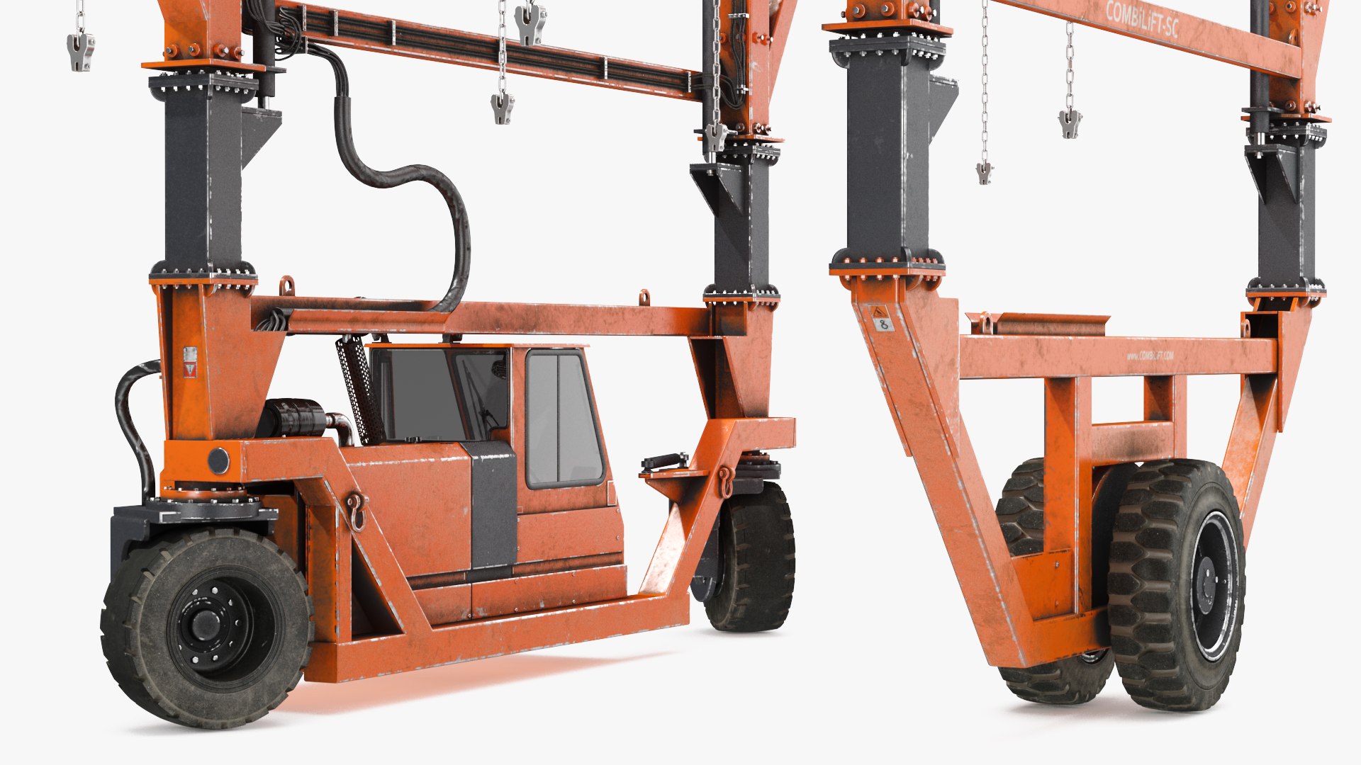 3D Straddle Carrier Combilift Sc Model - TurboSquid 1451145