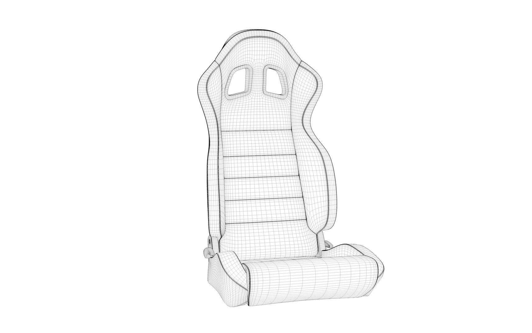 3D Model Car Racing Seat - TurboSquid 1208321