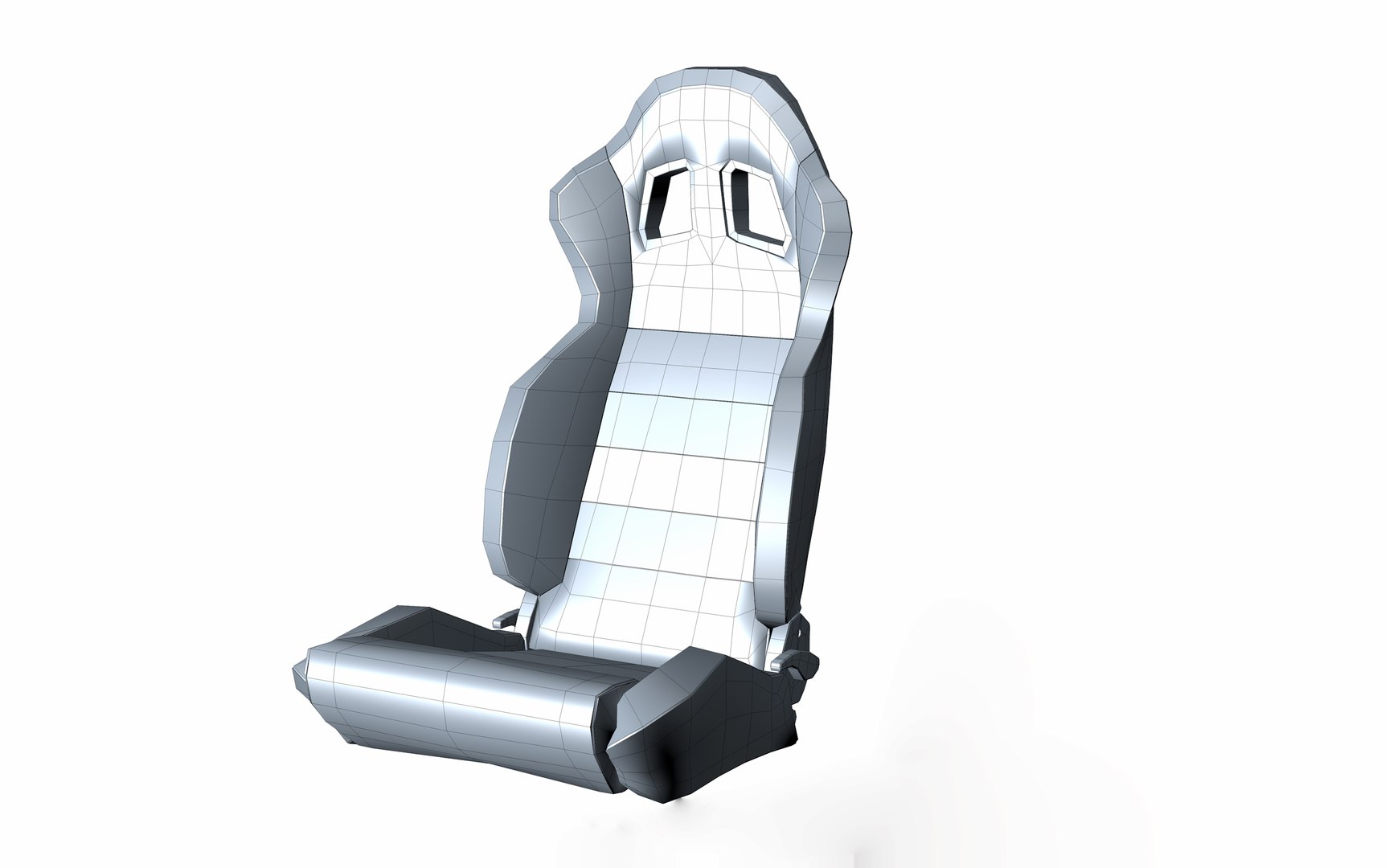 3D Model Car Racing Seat - TurboSquid 1208321