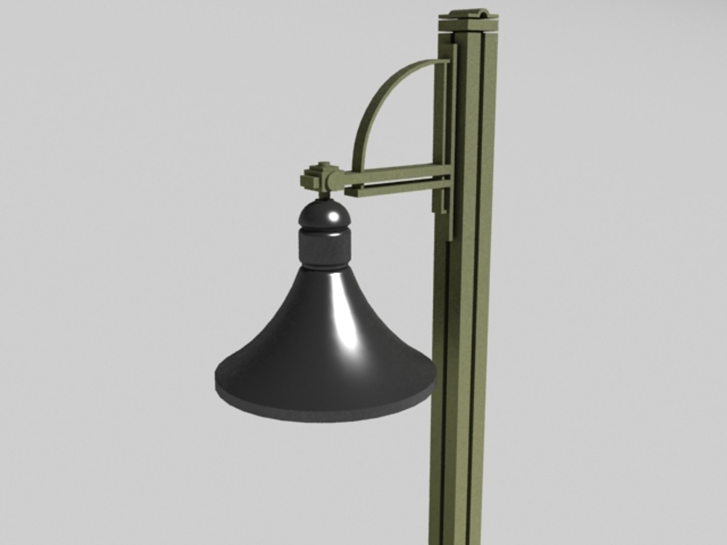 3d Lamp-post Lamp Model