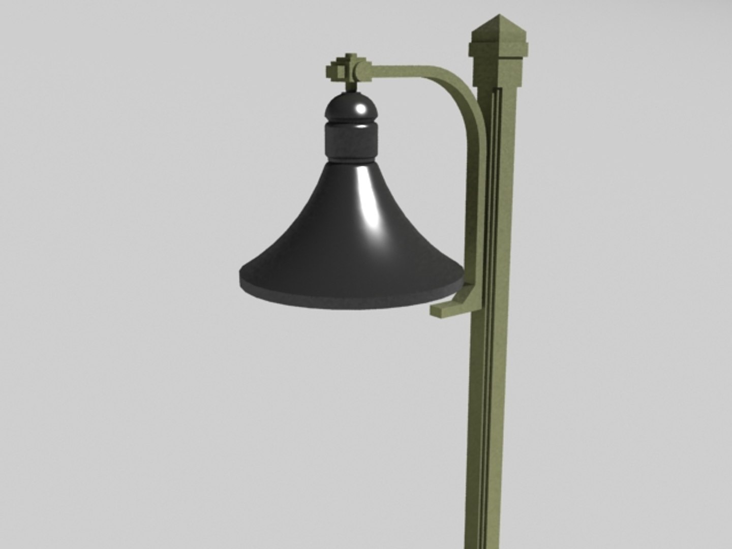 3d Lamp-post Lamp Model