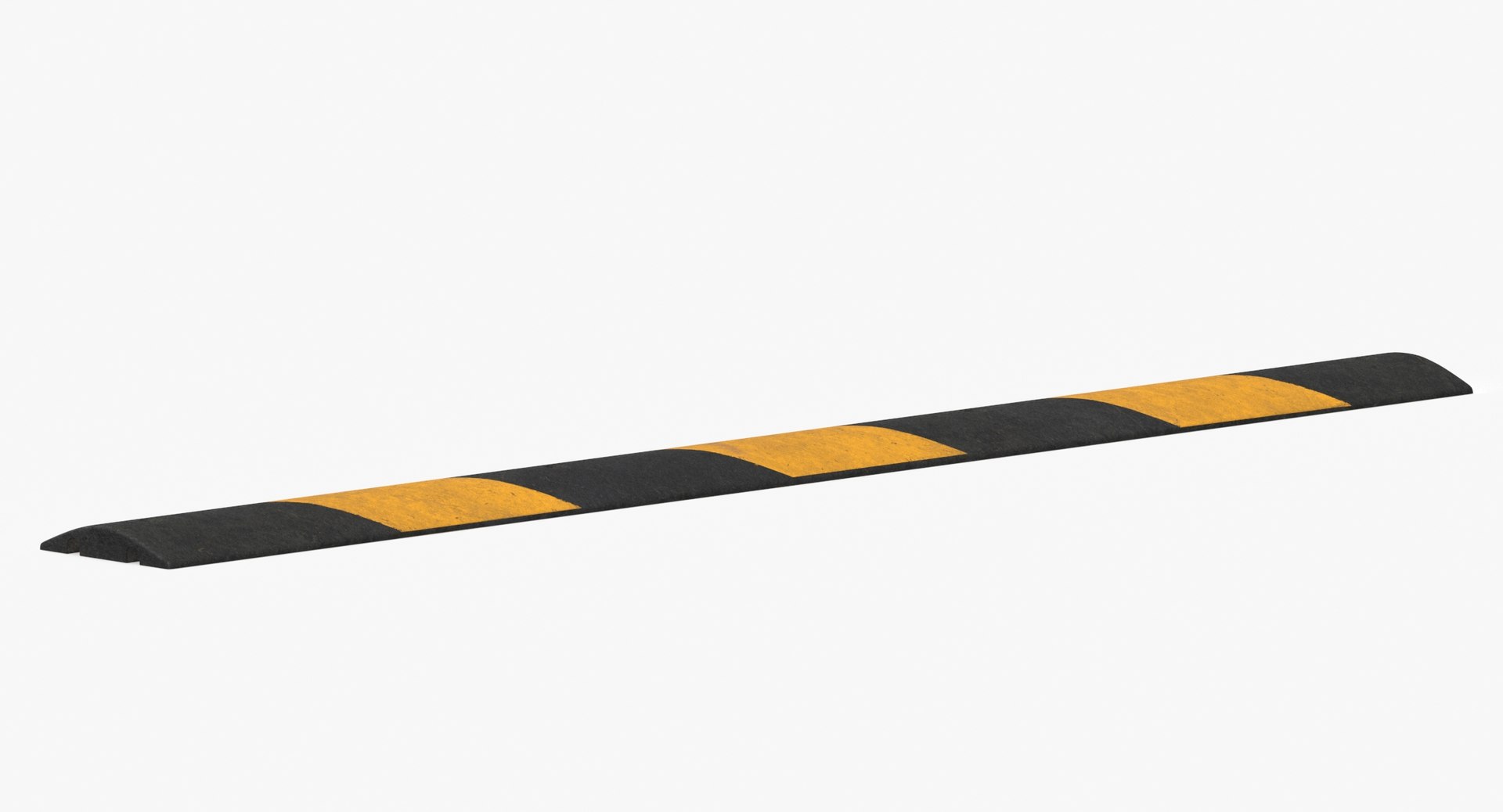 3D Model Speed Bump Concrete 01 Clean And Dirty - TurboSquid 1864632