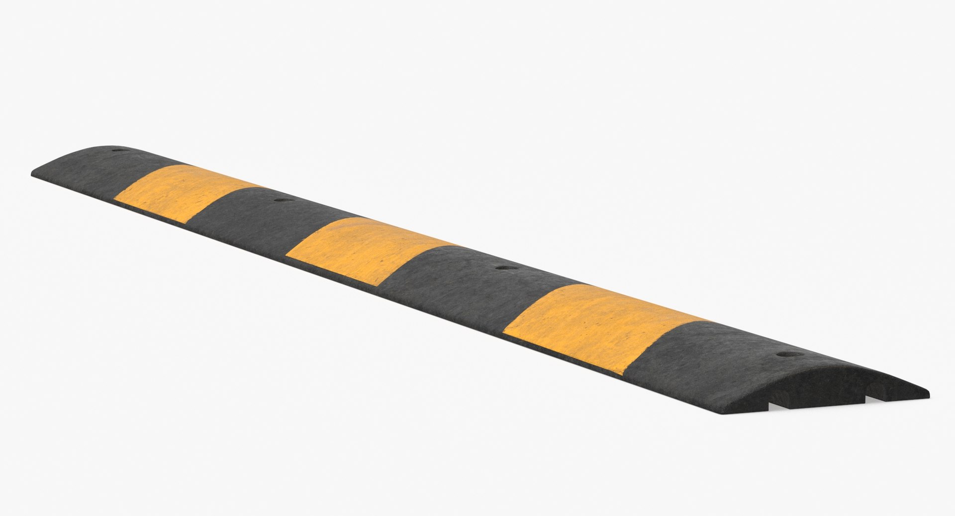 3D Model Speed Bump Concrete 01 Clean And Dirty - TurboSquid 1864632