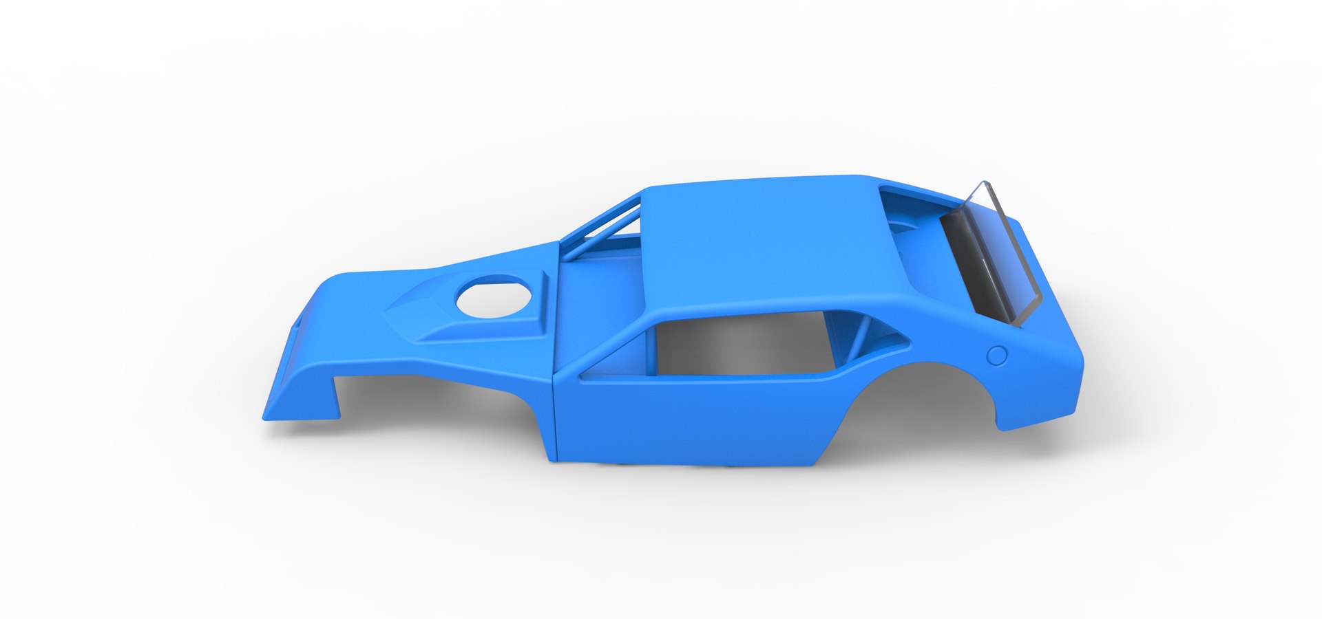 3D Shell Of Vintage Asphalt Modified Stock Car V1 Scale 1 To 25 ...