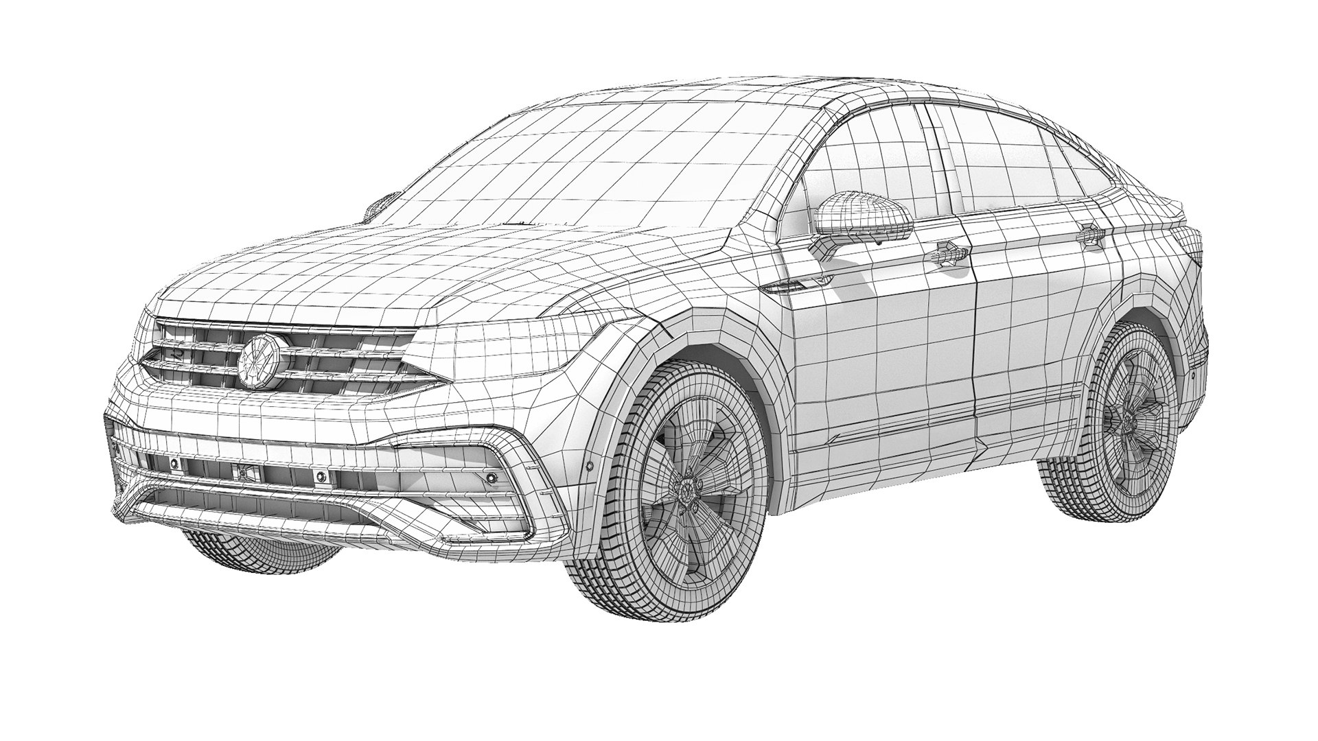 3D Volkswagen Tiguan X - TurboSquid 1932138