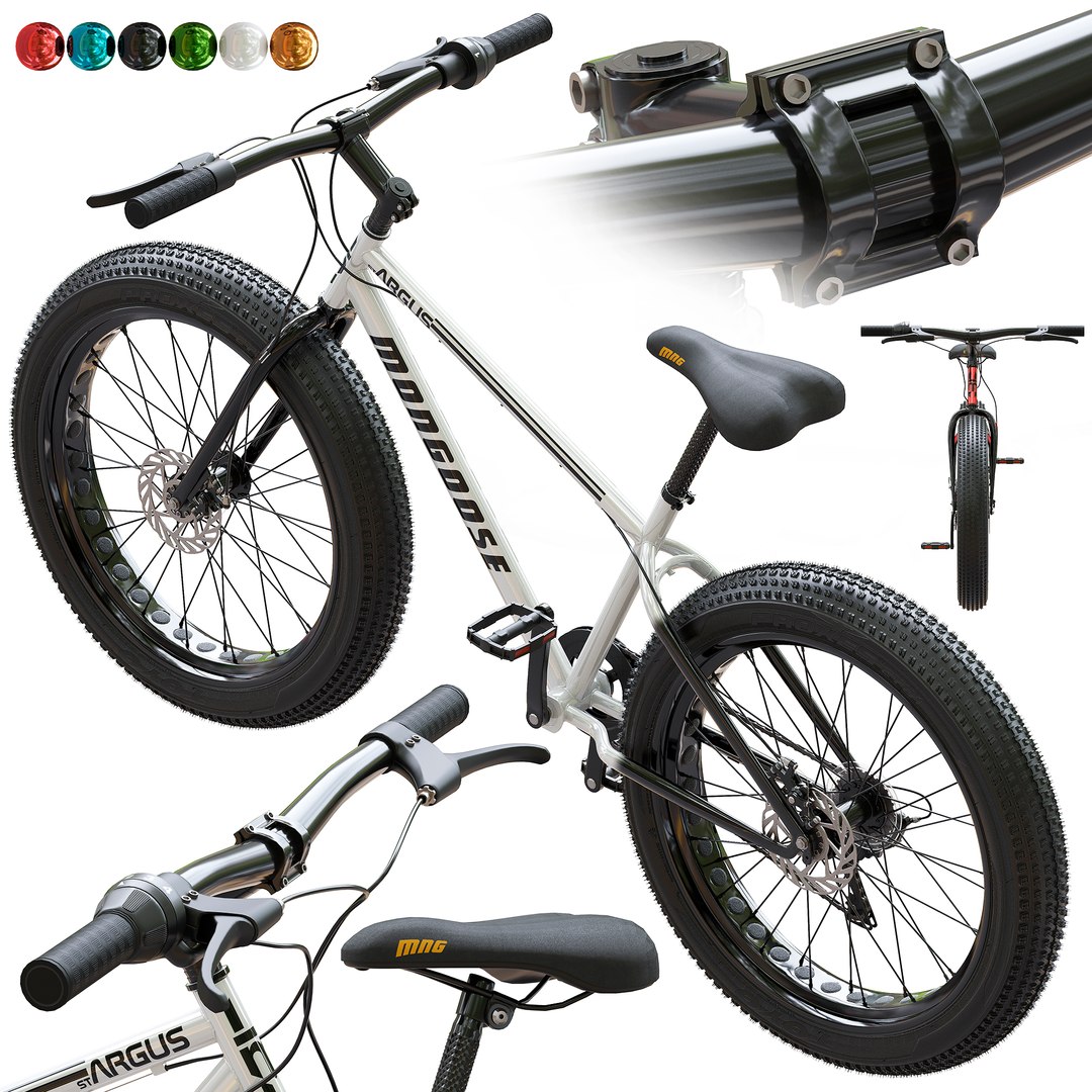 Mongoose Argus ST Mechanical Disc Brakes Model - TurboSquid 2198661