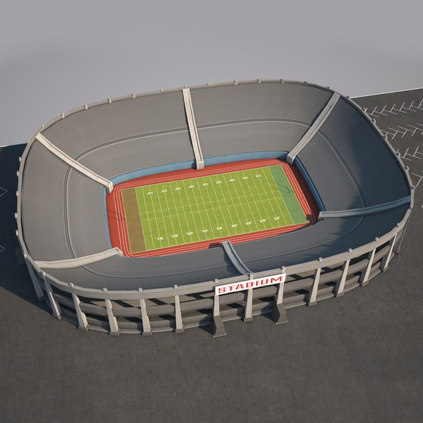 Lowpoly Stadion 1x2 3D-Modell - TurboSquid 989912