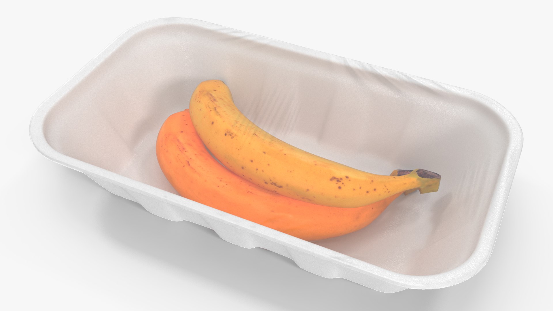 3D Model Packaged Banana Tray - TurboSquid 2396531
