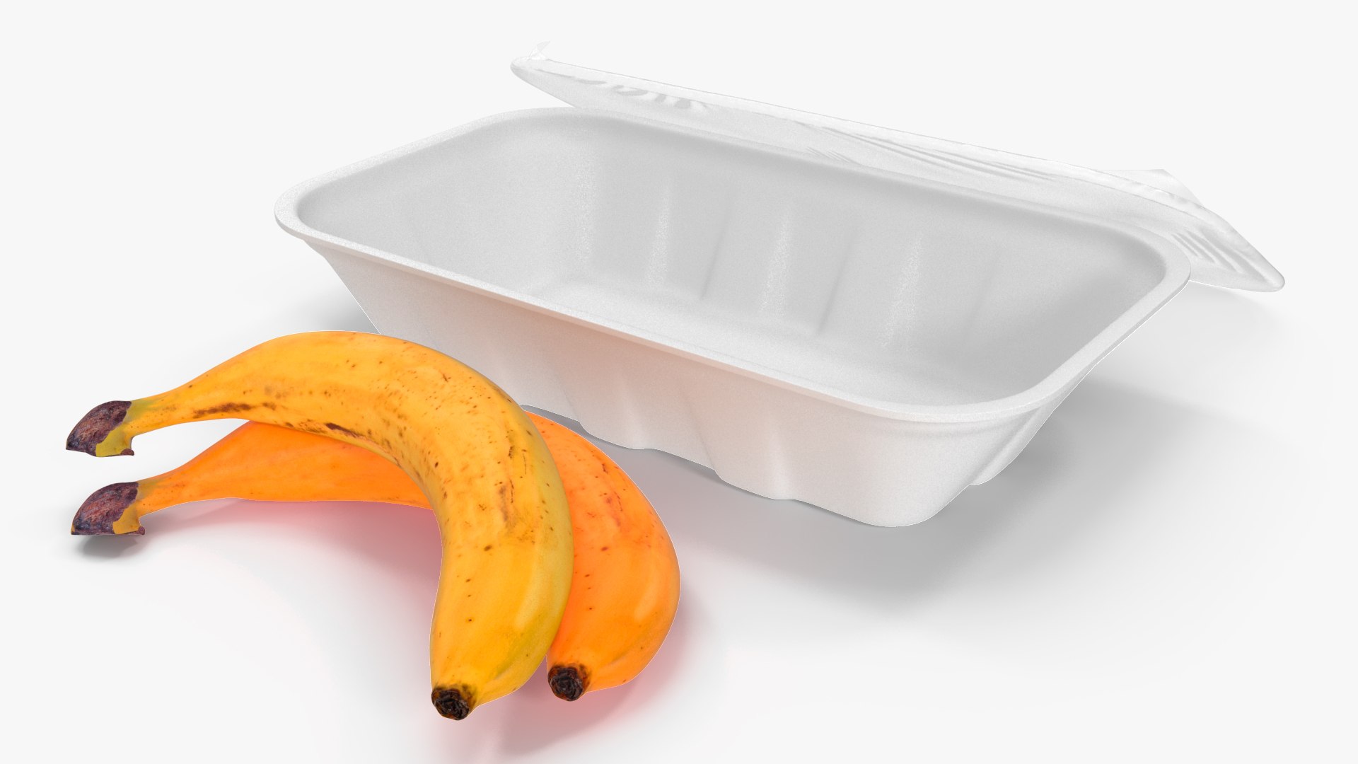 3D Model Packaged Banana Tray - TurboSquid 2396531