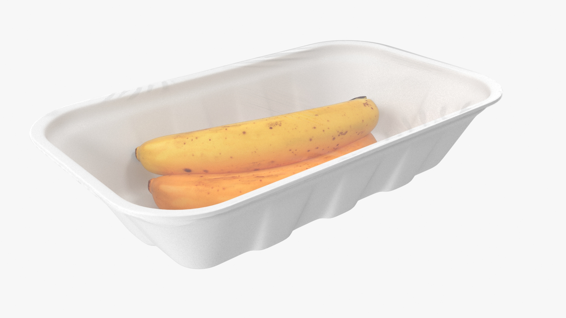 3D Model Packaged Banana Tray - TurboSquid 2396531