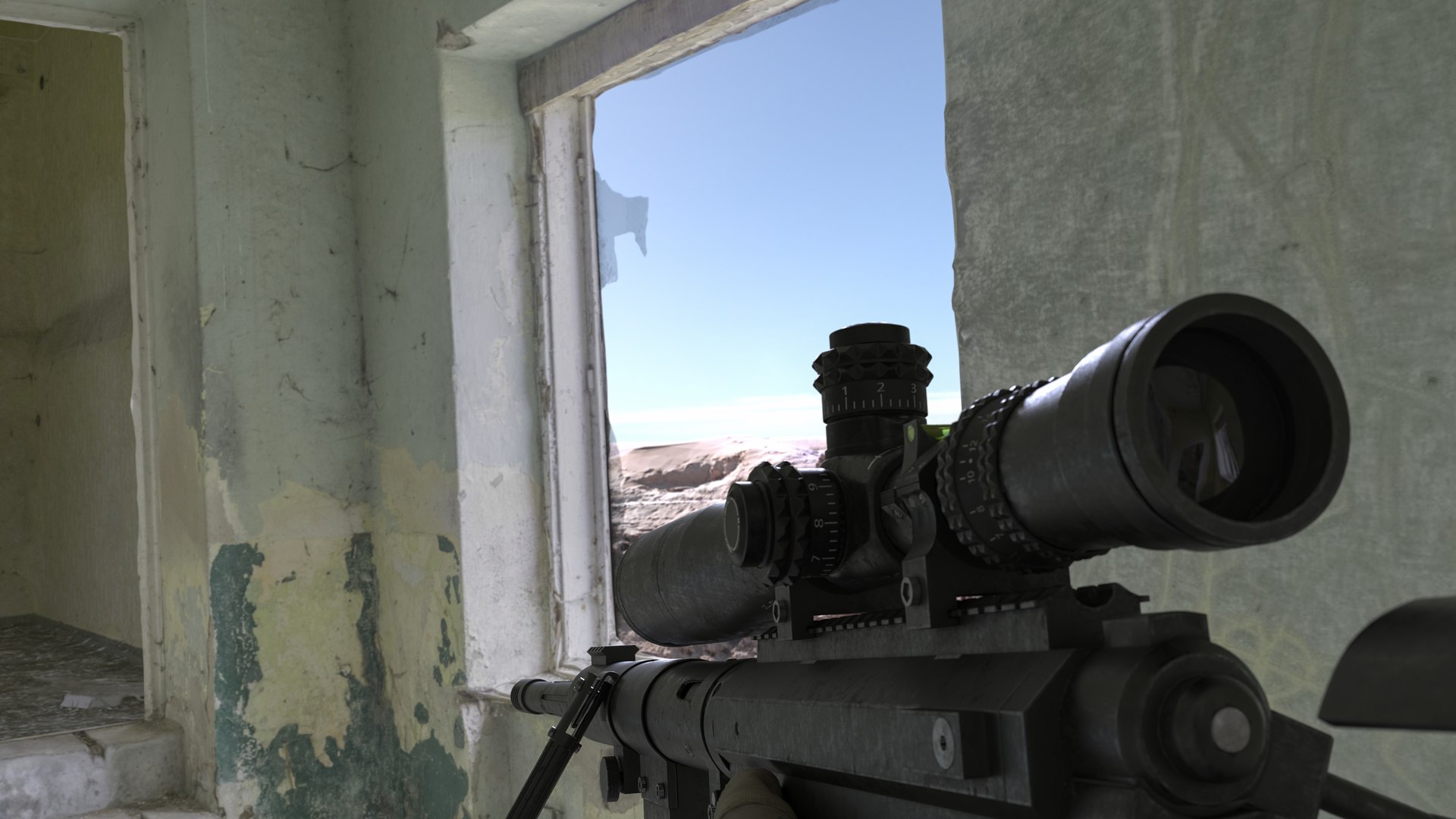 Sniper House - 4K Ultra Realistic Scene 3D Model - TurboSquid 2228489
