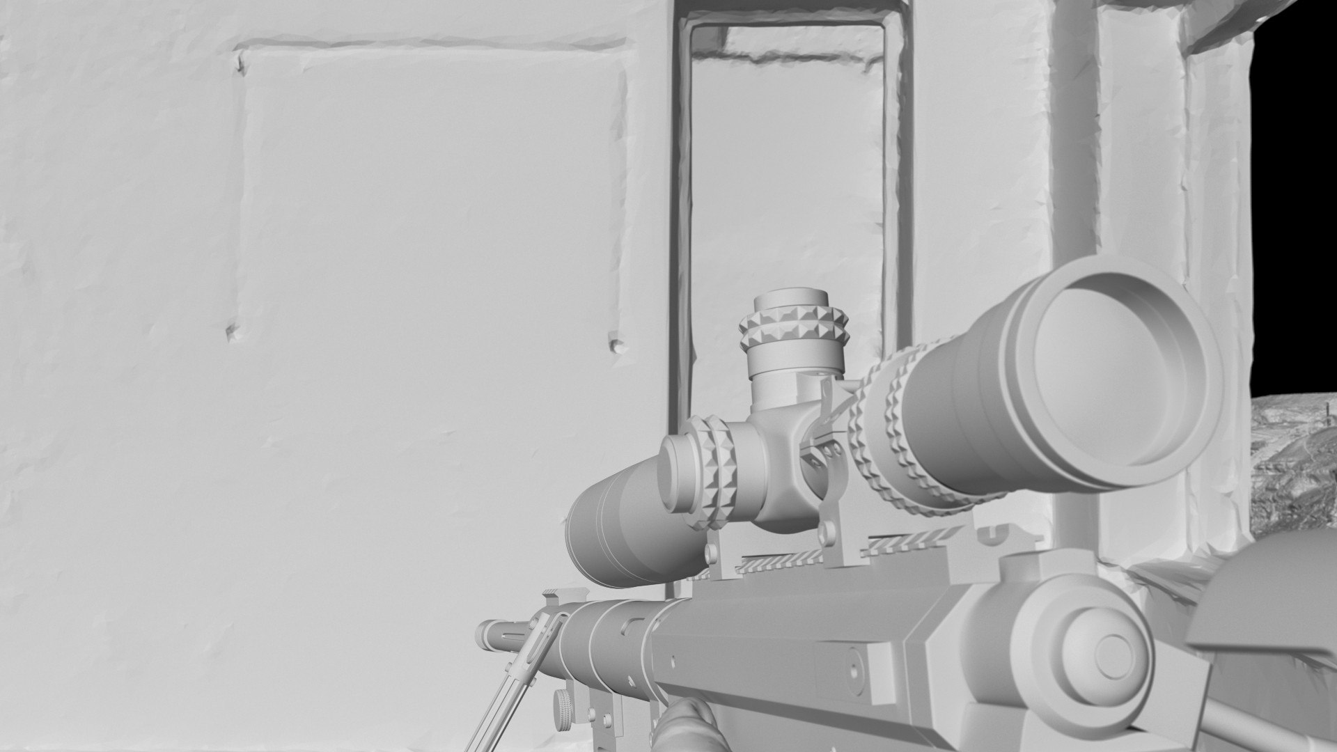 Sniper House - 4K Ultra Realistic Scene 3D Model - TurboSquid 2228489