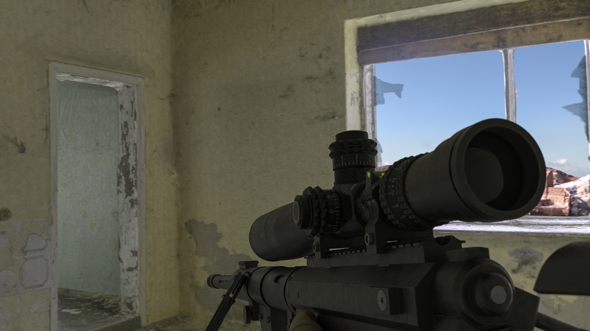 Sniper House - 4K Ultra Realistic Scene 3D Model - TurboSquid 2228489