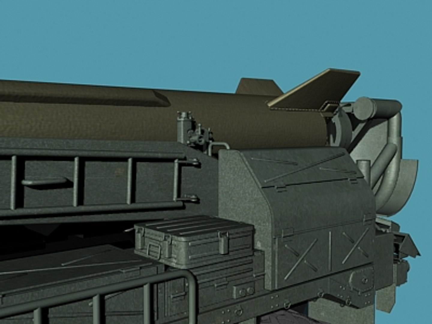 Scud Scud-b Ss-1c 3d Model