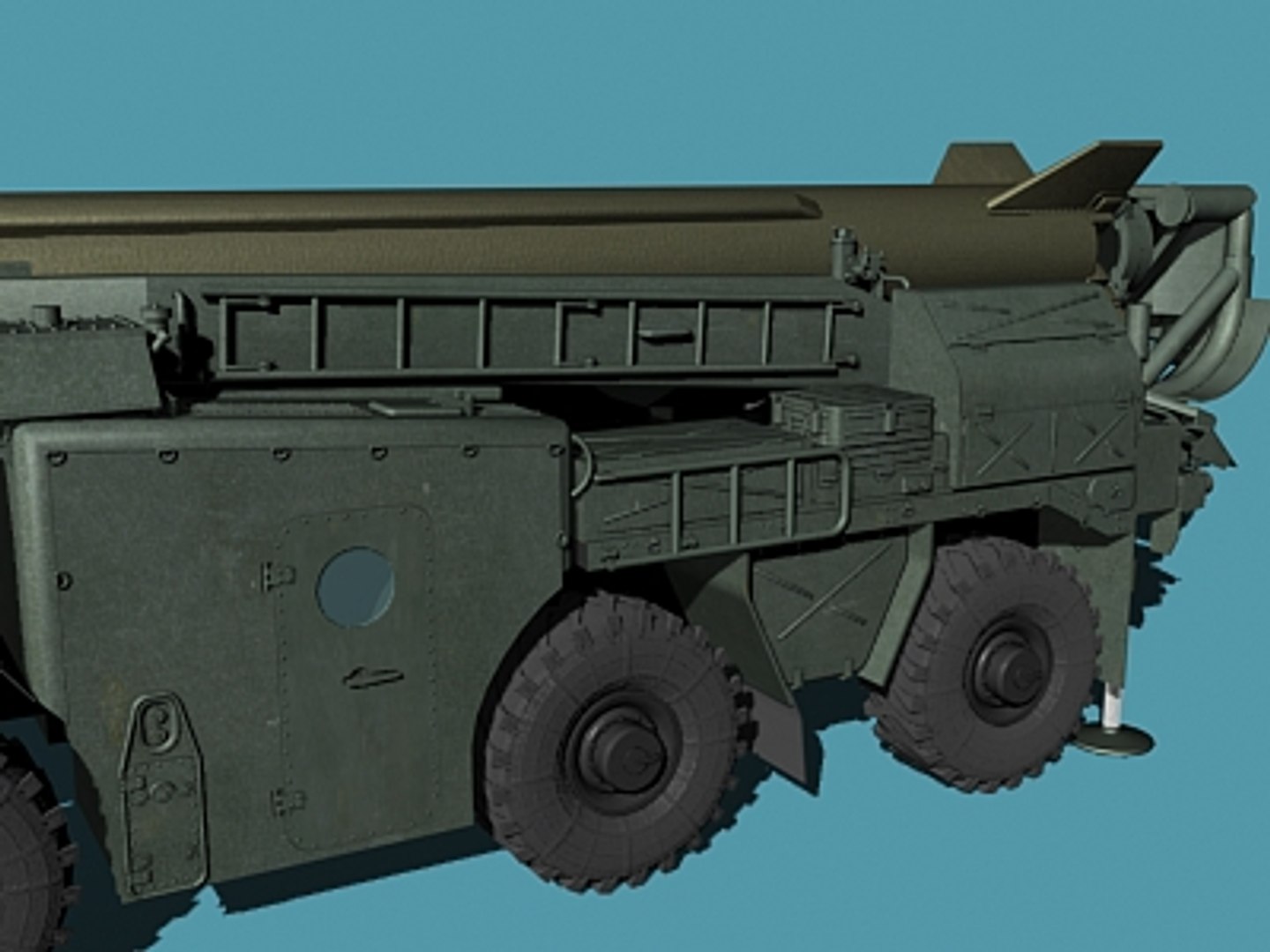 Scud Scud-b Ss-1c 3d Model
