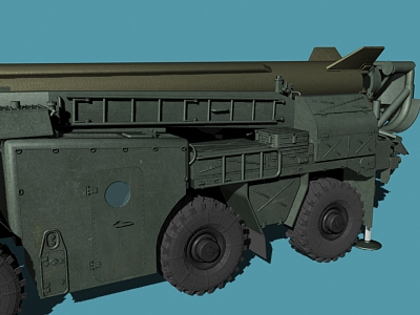 scud scud-b ss-1c 3d model