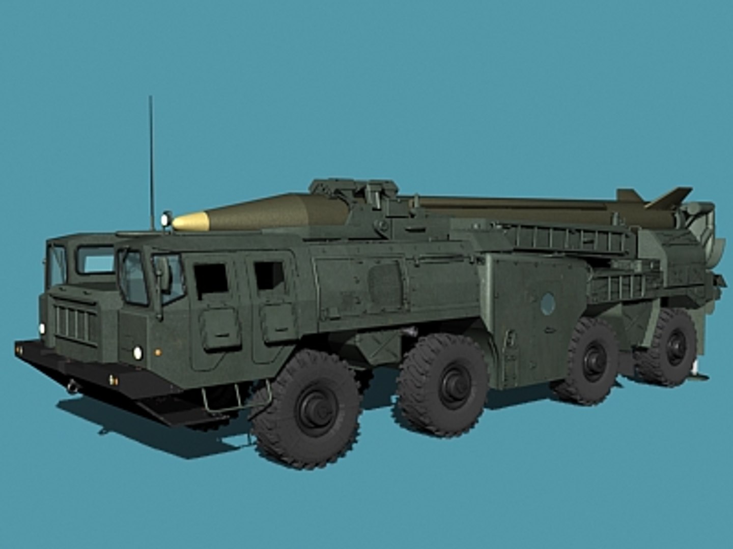 Scud Scud-b Ss-1c 3d Model