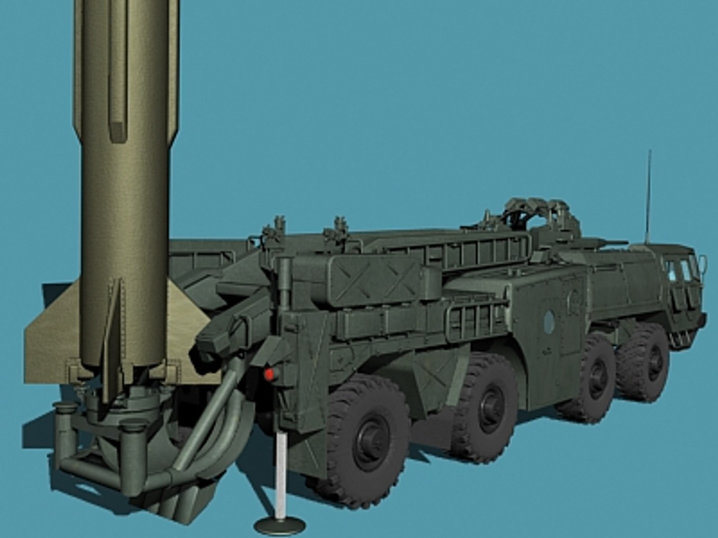 Scud Scud-b Ss-1c 3d Model