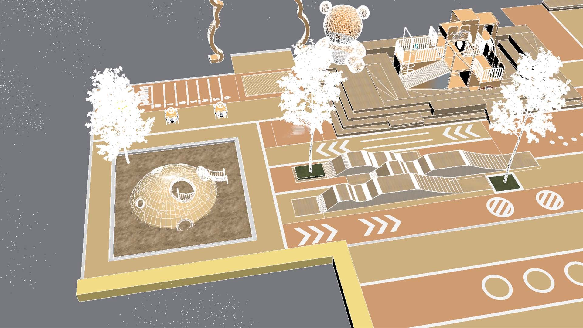 Playground children park 7 3D - TurboSquid 2172400