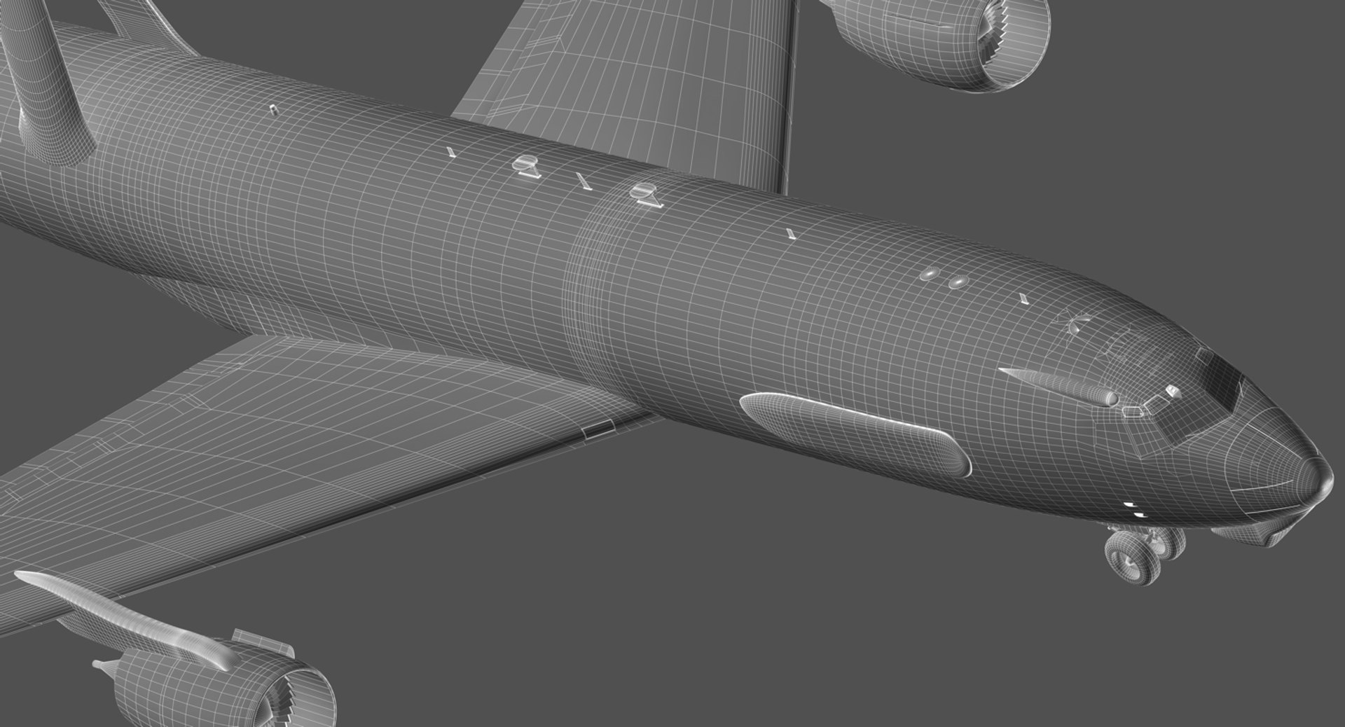 E-3F Sentry Armee De L`air - French Air Force 3D model - TurboSquid 1275636