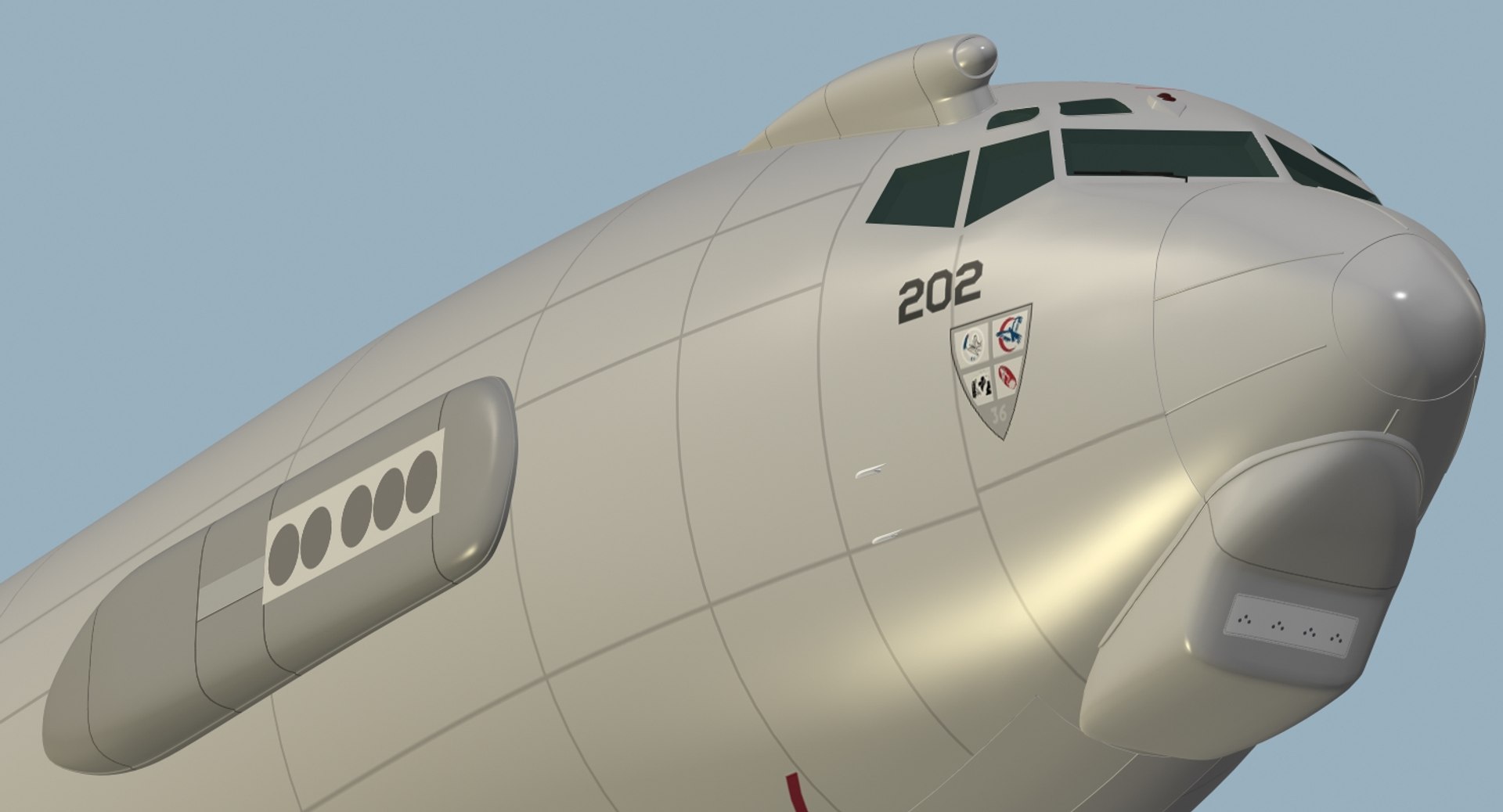 E-3F Sentry Armee De L`air - French Air Force 3D Model - TurboSquid 1275636