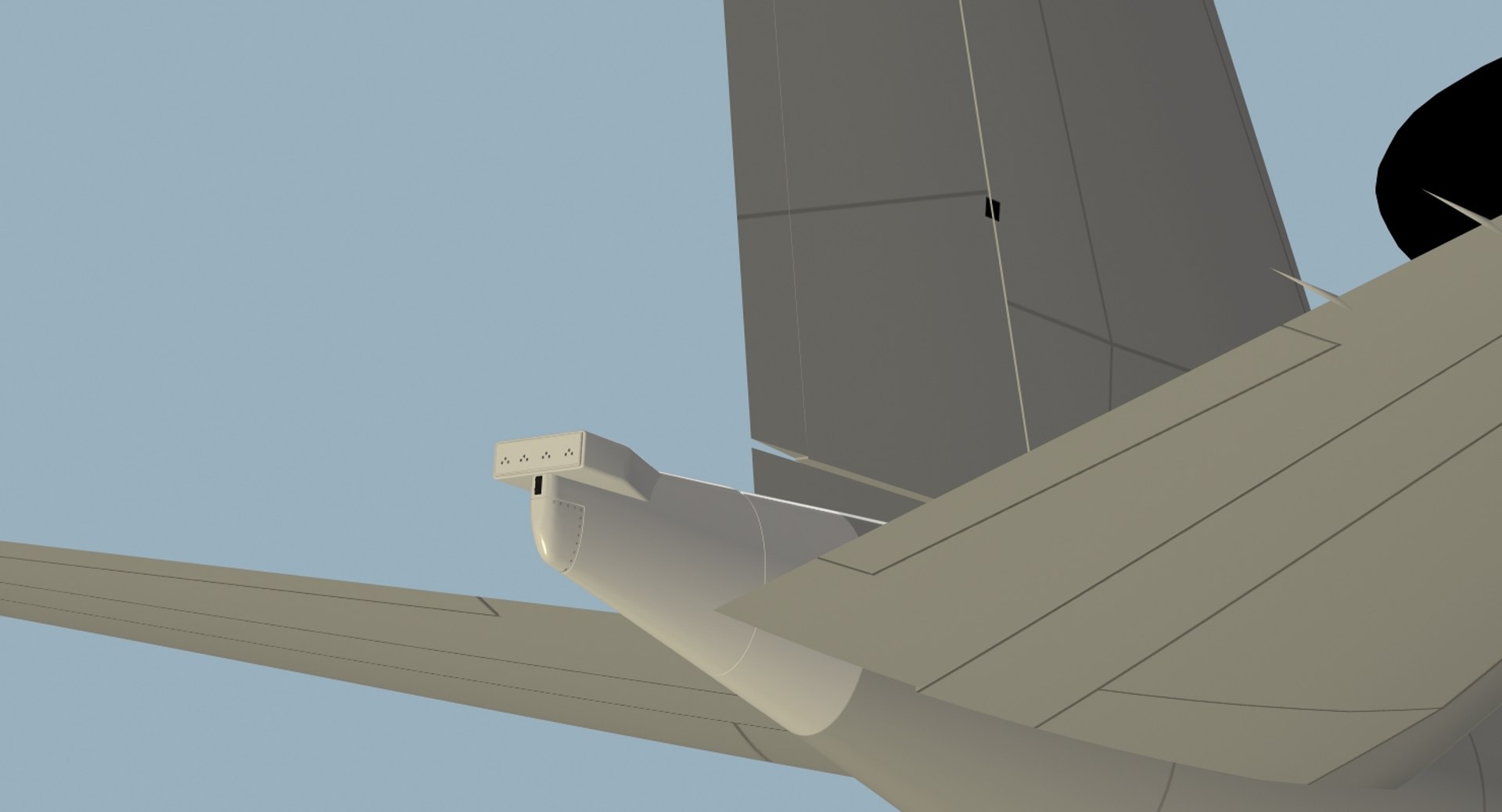 E-3F Sentry Armee De L`air - French Air Force 3D Model - TurboSquid 1275636