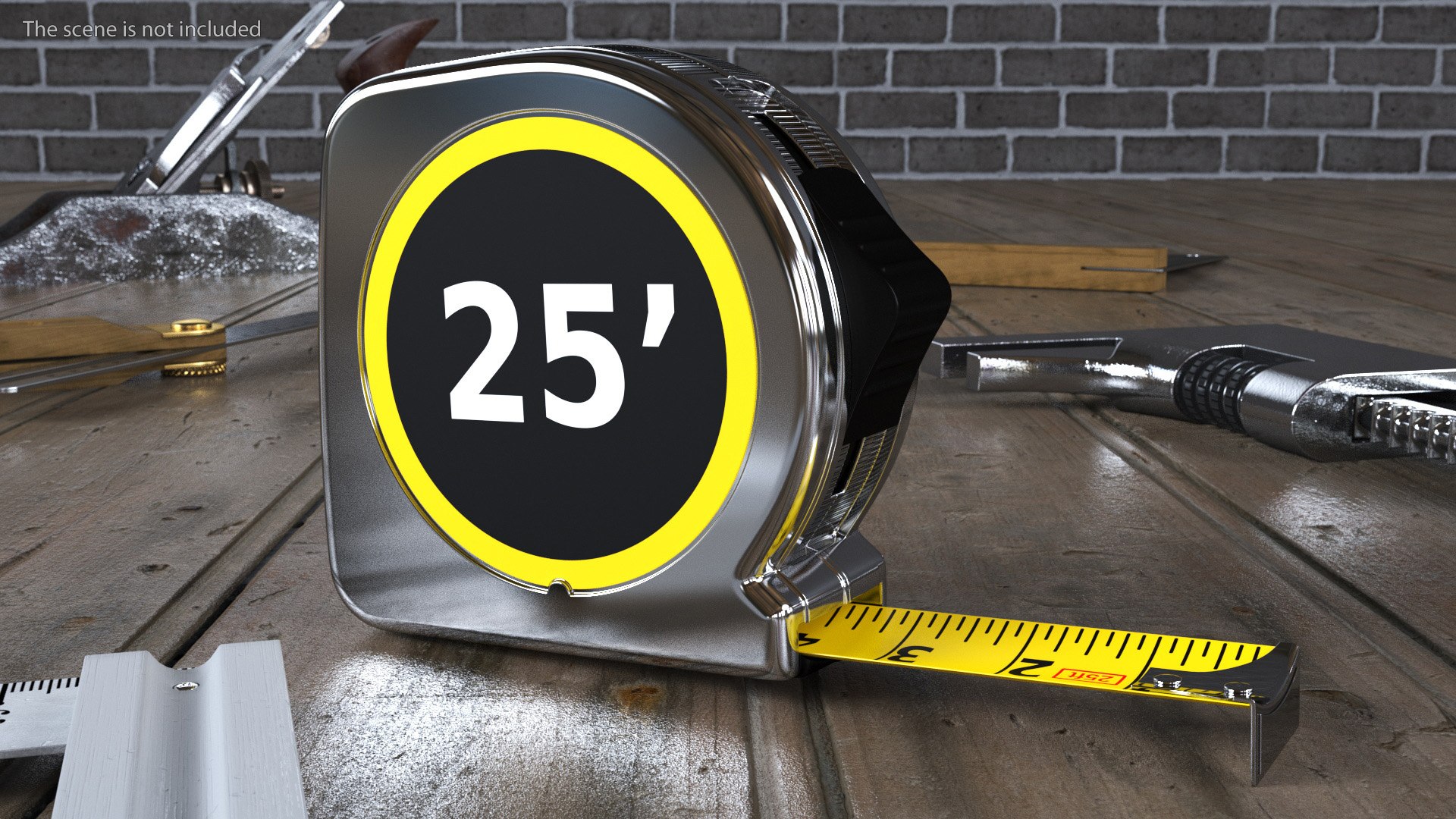3D Tape Measure 25 Ft - TurboSquid 2035525