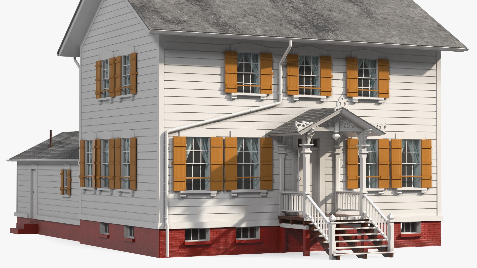 3D model Antique Wooden House - TurboSquid 1736960