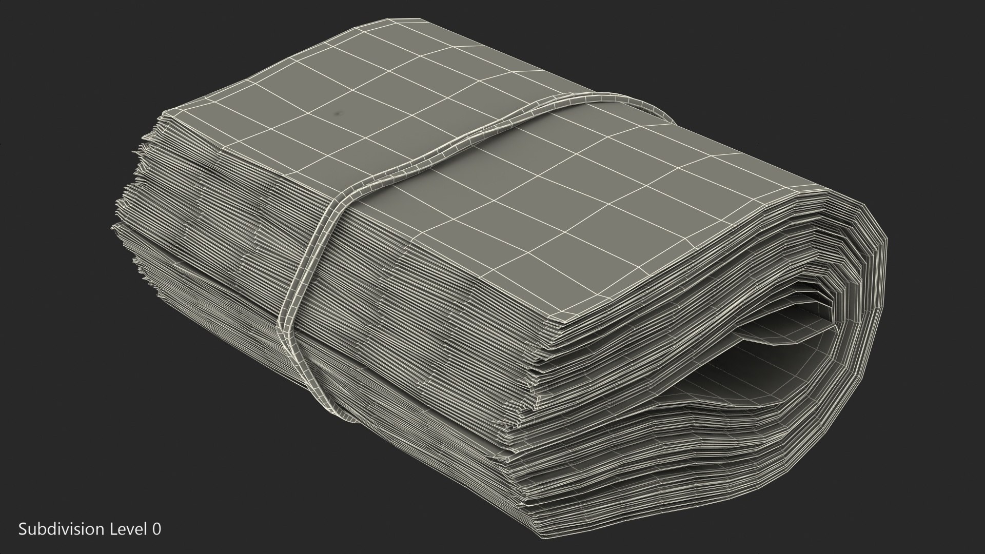 3D 500 Euro Rotating Rolled Model - TurboSquid 1443431