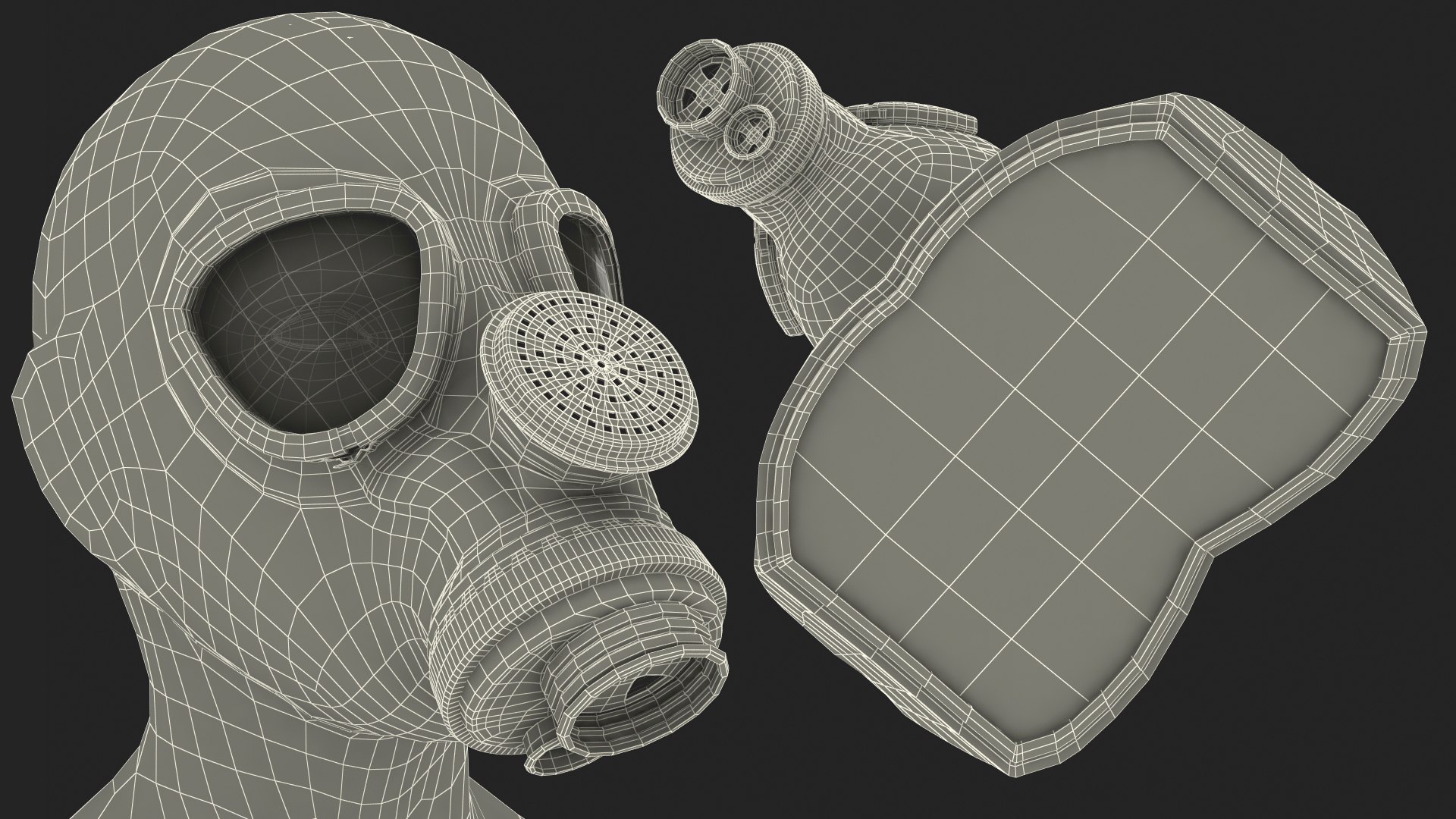 3D dummy toxic mask - TurboSquid 1568455